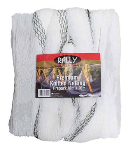 Buy Knitted Netting 10m x 10m WHITE | Condell Park Produce