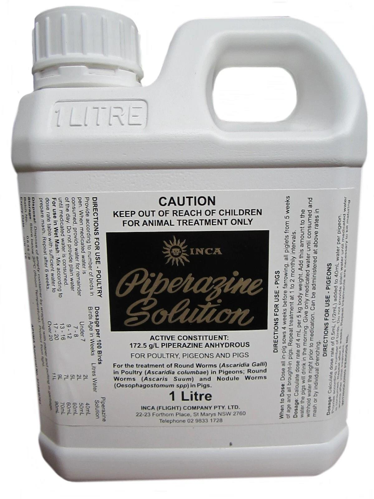 Buy INCA Piperazine Solution 1L | Condell Park Produce