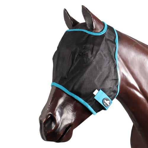 Buy FLY MASK BLACK/TURQUOISE FULL | Condell Park Produce